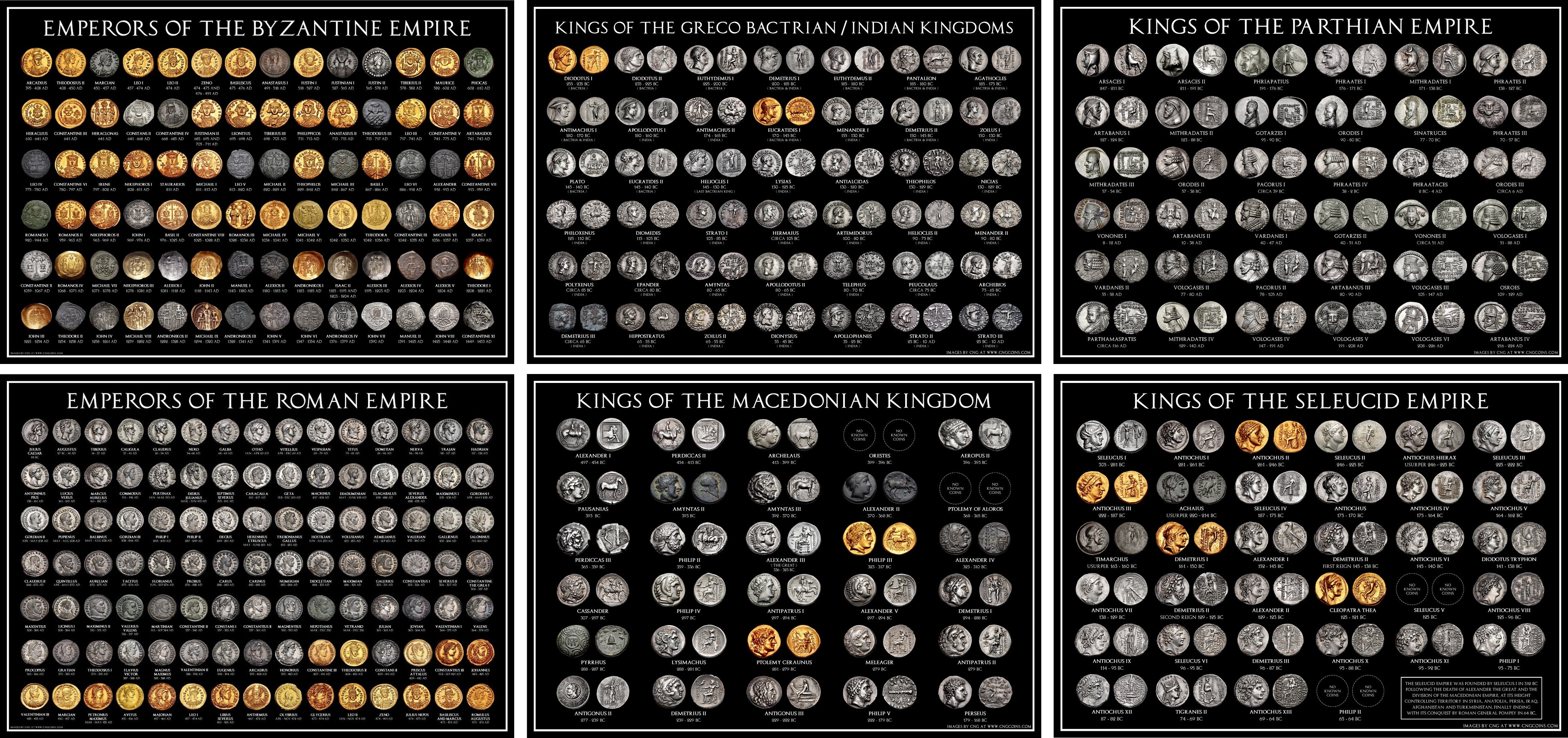 Complete Coin Posters of the Ancient World Set – Collectors of History